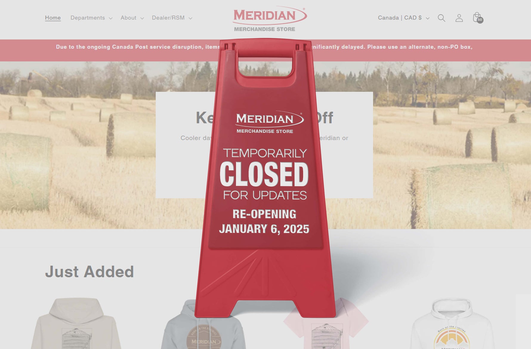 Meridian Merchandise Store – Meridian Manufacturing Merchandise Store